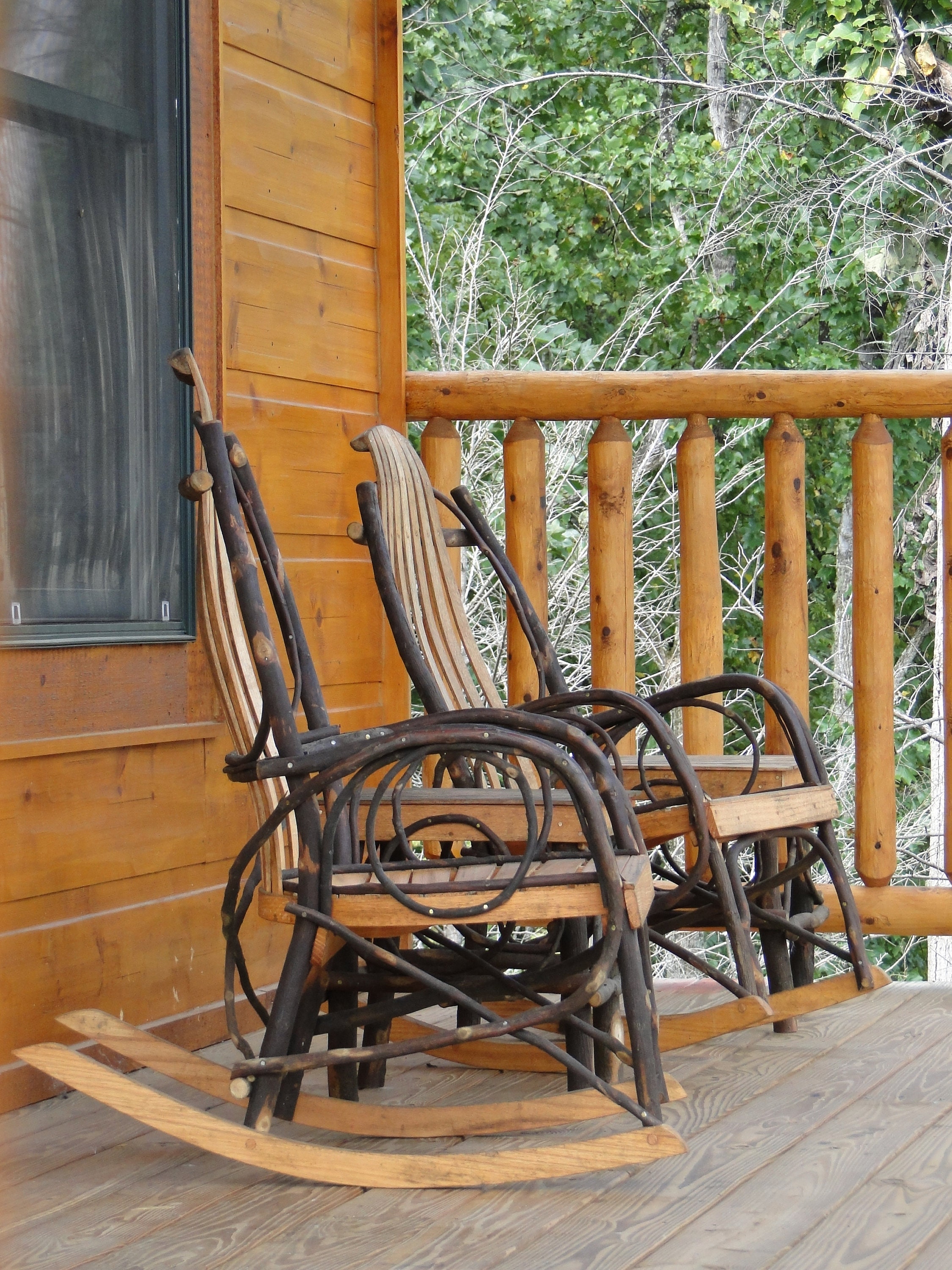 Amish Hickory Oak Rocking Chair FREE SHIPPING Etsy