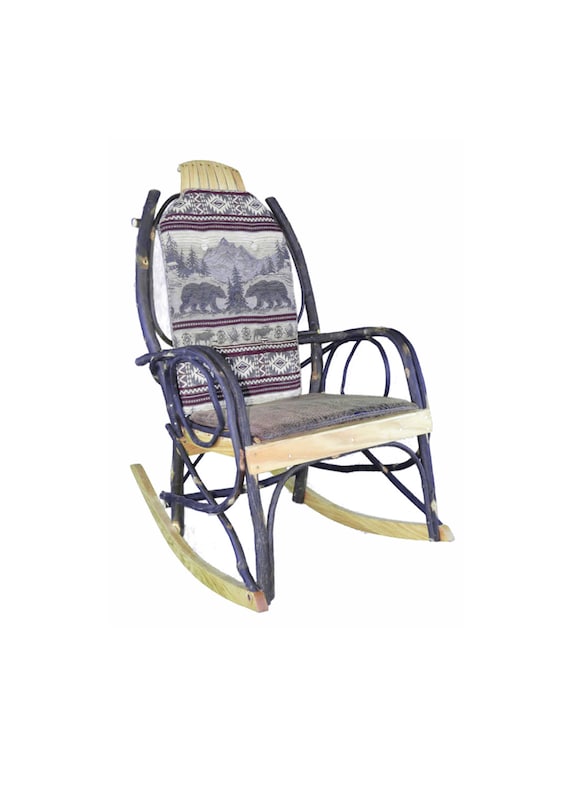 Cushion Set for Amish Hickory Rocking Chair Bear Mountain | Etsy