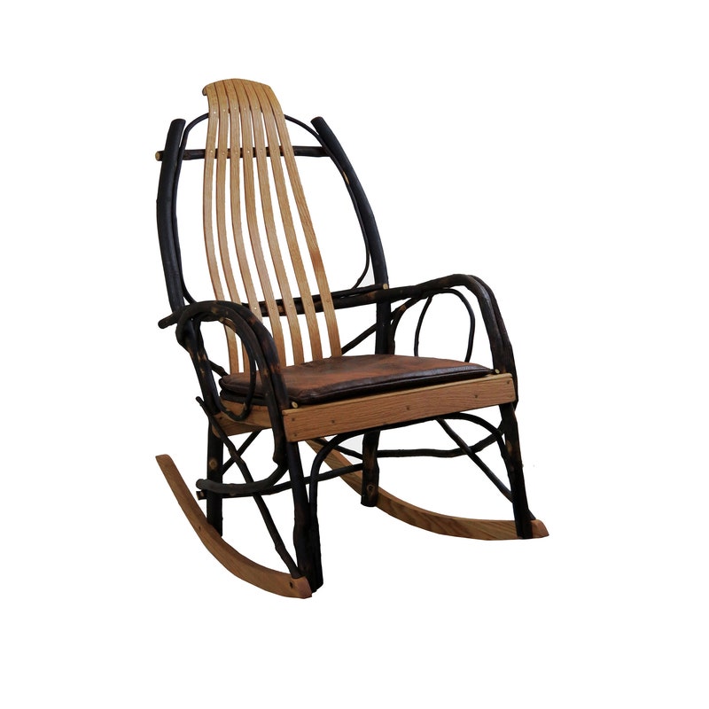Amish Leather Chair - Etsy