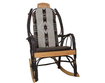 Cushion Set for Amish Hickory Rocking Chair - Arizona Sand - Etsy