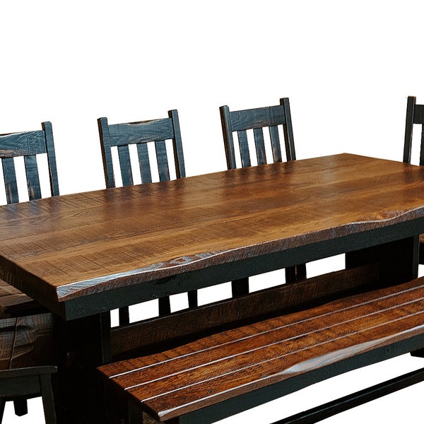Farmhouse Dining Table Set - Etsy