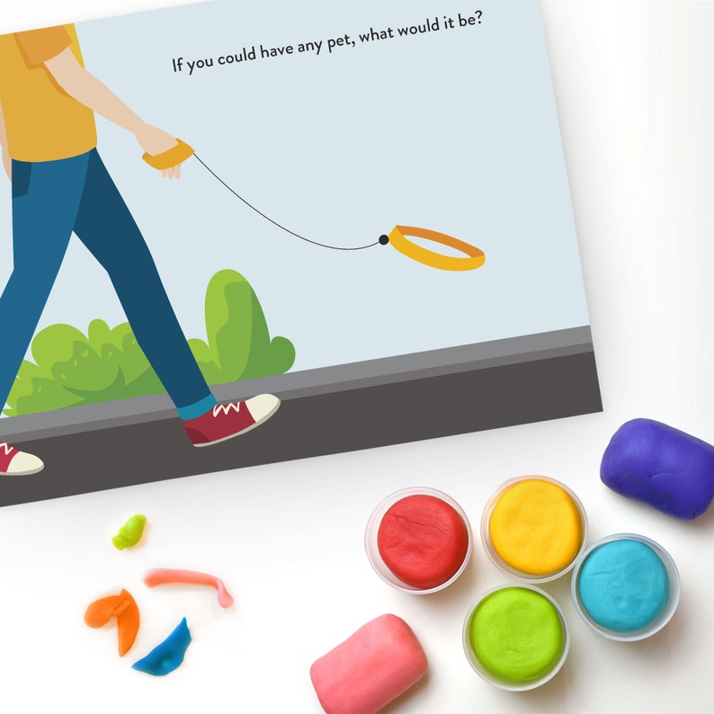 Play Dough Activity Mat Set - Etsy