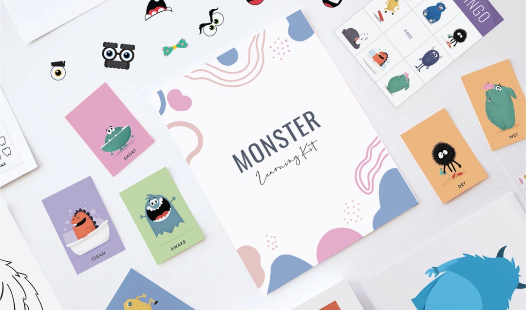Monster Learning Kit - Etsy