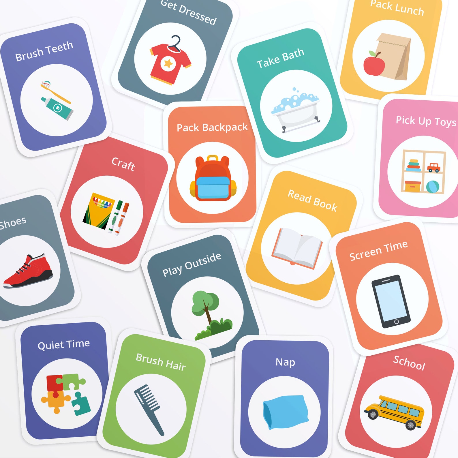 Ultimate Bundle Daily Routine Activity Cards I Toddler - Etsy Canada