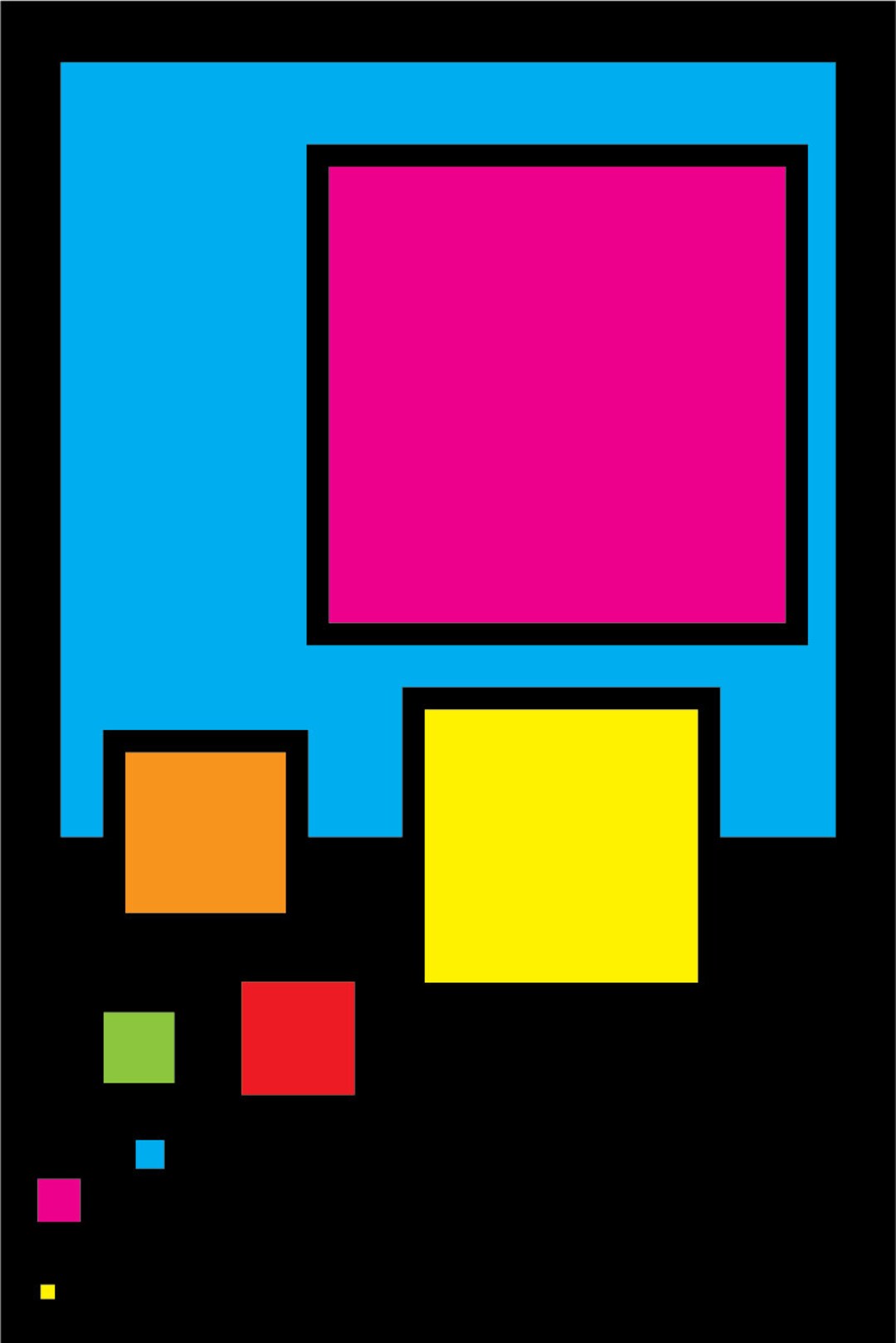 Fibonacci Squares Handmade Vinyl on Sheet Metal this - Etsy