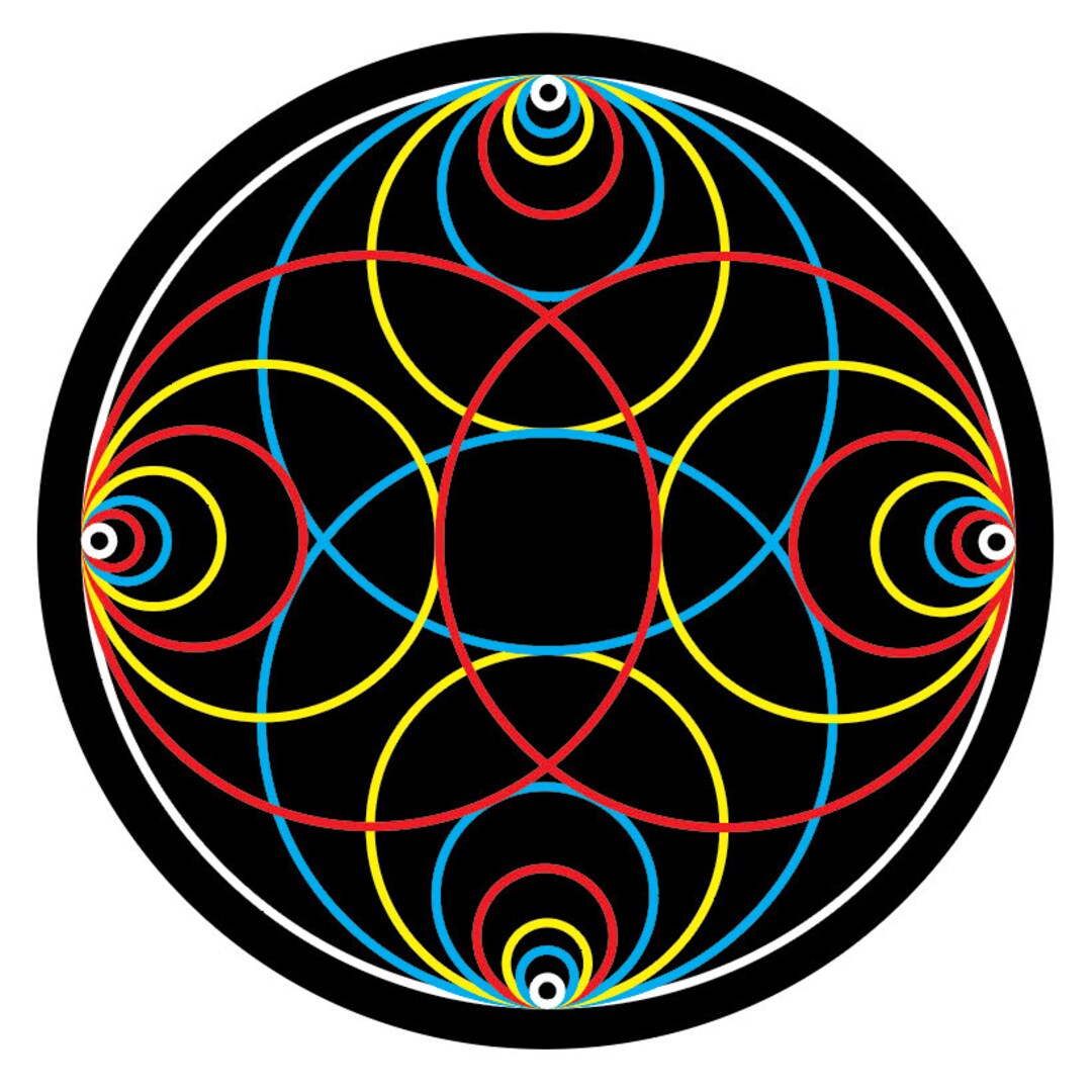 Fibonacci Circle | Handmade | Indoor Outdoor | Vinyl on Sheet Metal ...