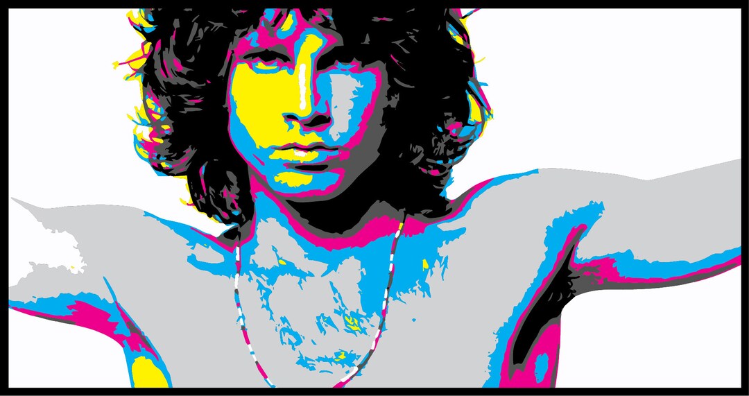 Jim Morrison | Handmade | Vinyl on Sheet Metal "this is One of a Kind ...