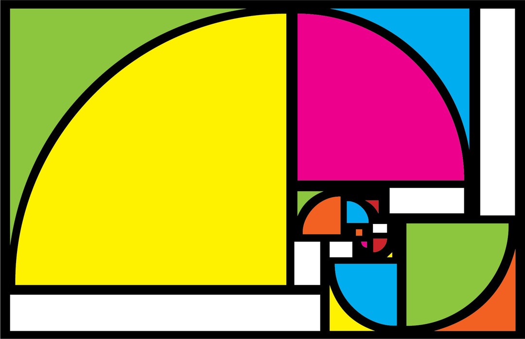 Fibonacci Spiral | Handmade | Vinyl on Sheet Metal "this is One of a ...