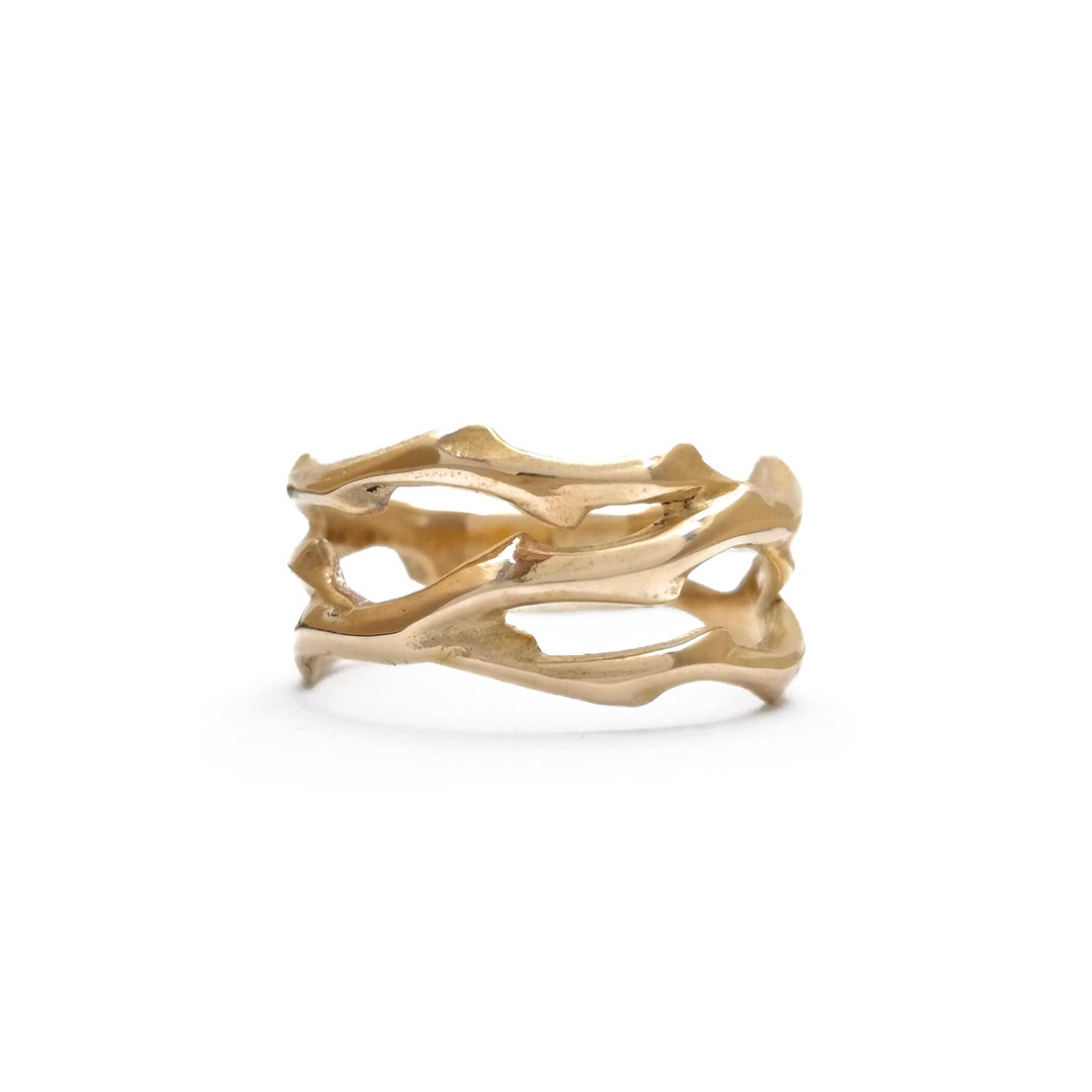 Little Briar Rose Hedge-inspired Thorn Ring - Fairytale Nature Jewelry ...
