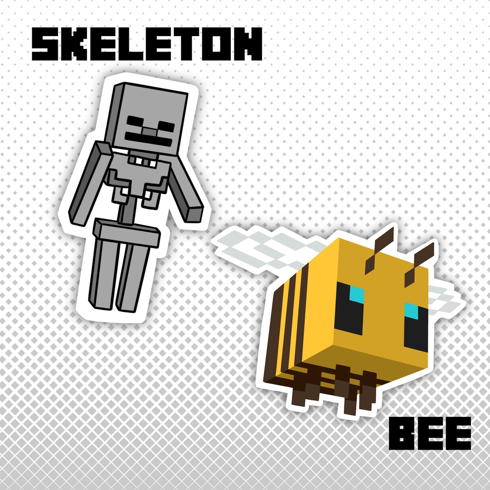 Minecraft Vinyl Decal Stickers - Etsy