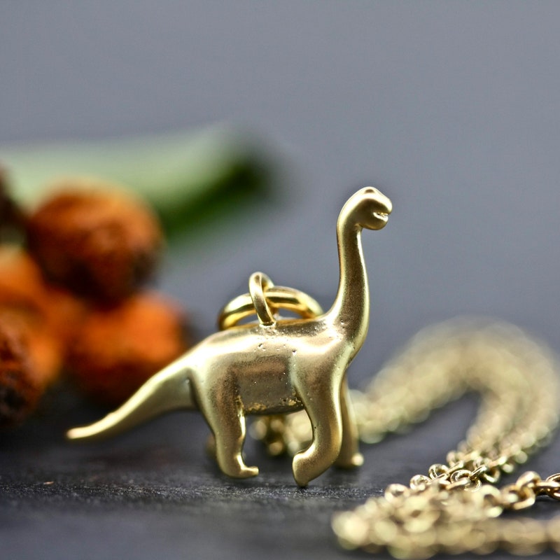 Dinosaur Necklace - Etsy