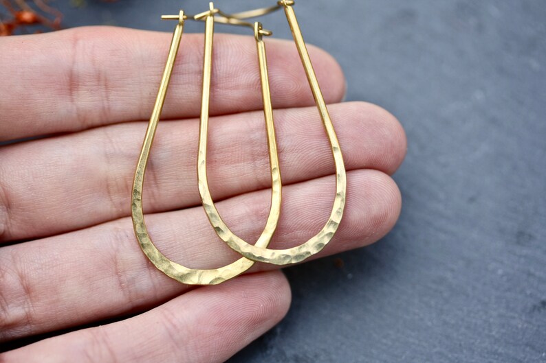 Minimal Earrings Minimalist Earrings HOOP Earrings Subtle - Etsy