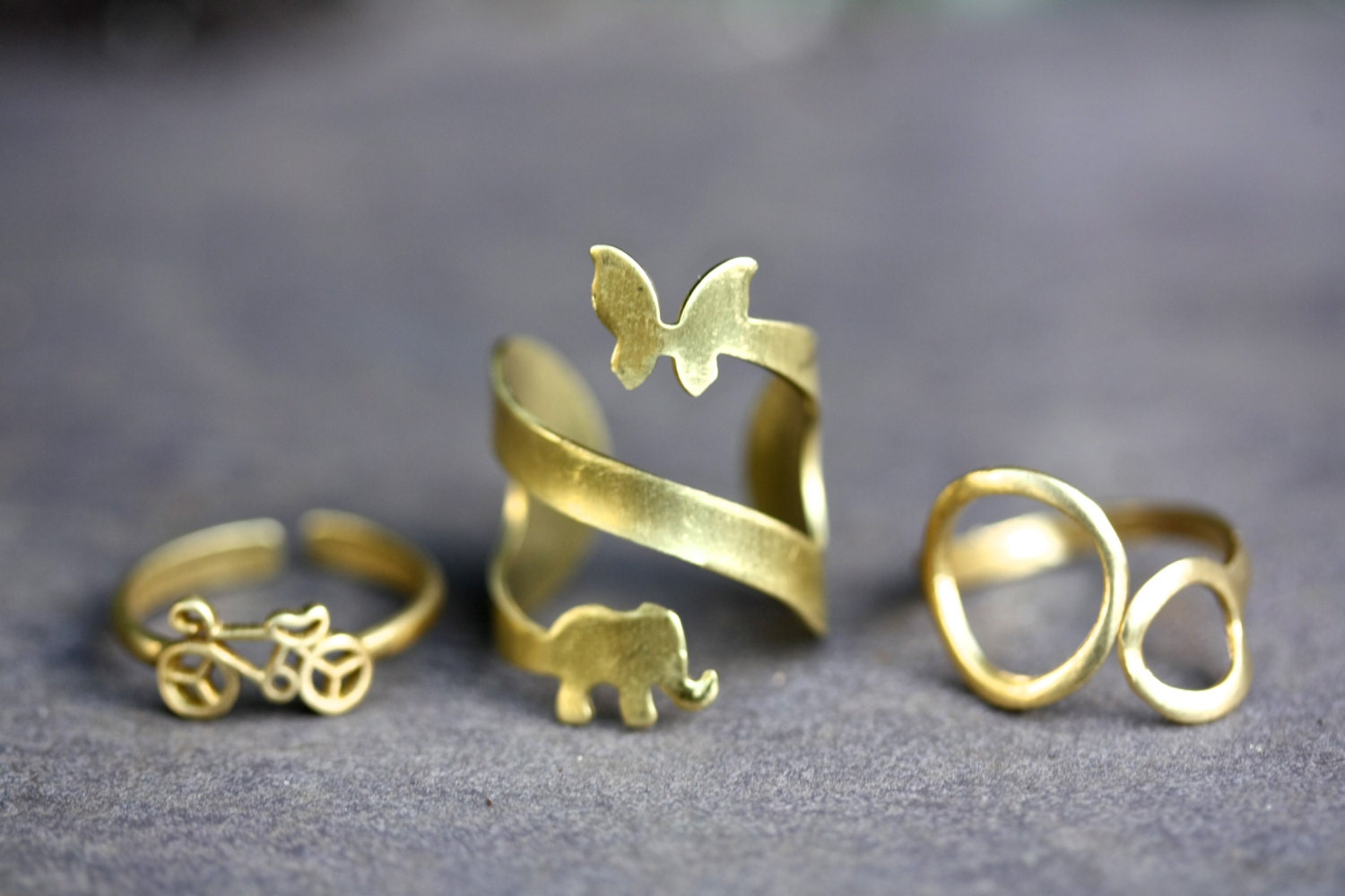 Bicycle Ring Bike Ring Boho Ring Cute Ring Gold Ring - Etsy