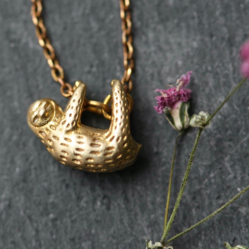 Sloth Necklace - Etsy