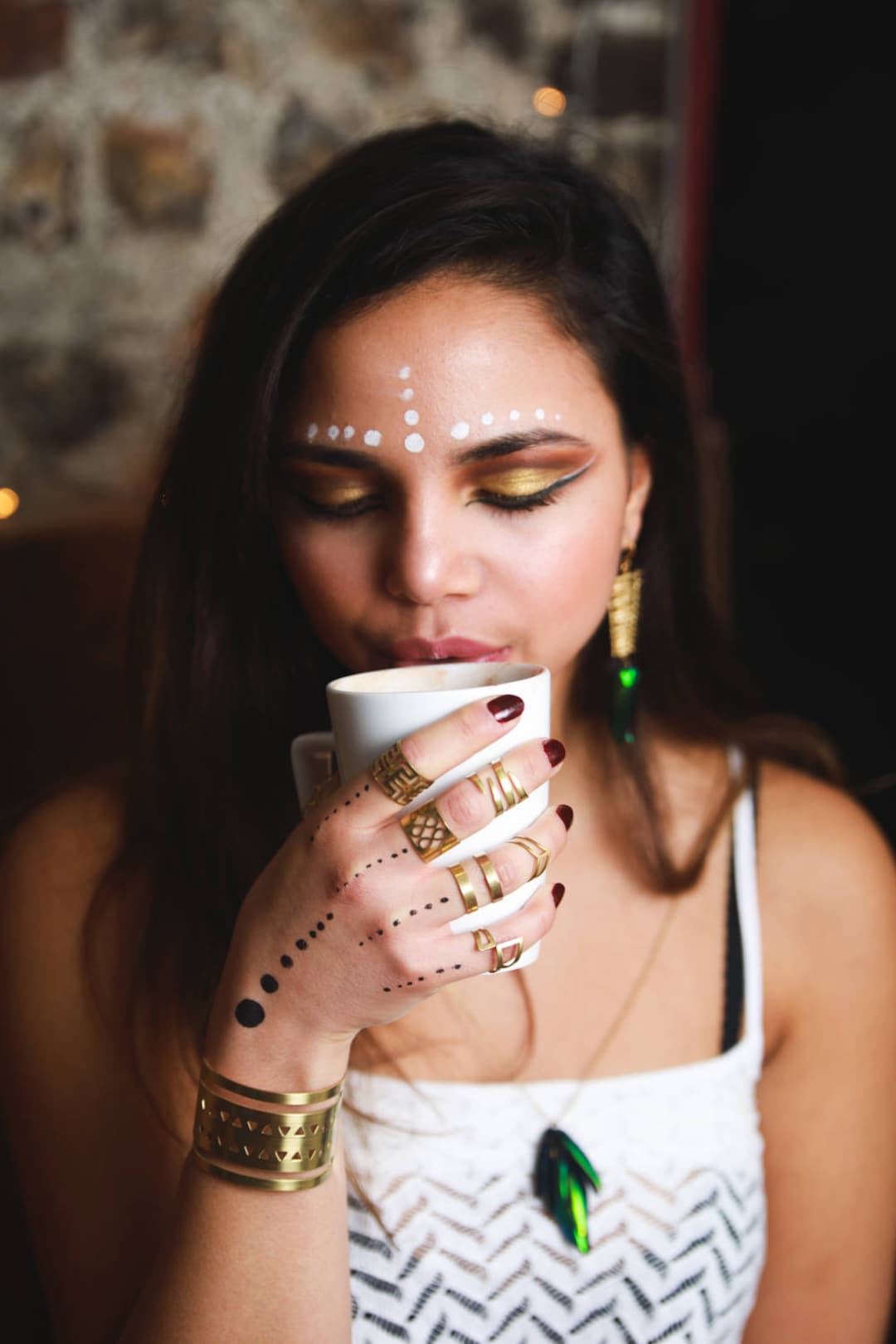 Boho Rings Bohemian Rings Boho Bracelet Hippie Rings Gold Rings Tribal ...