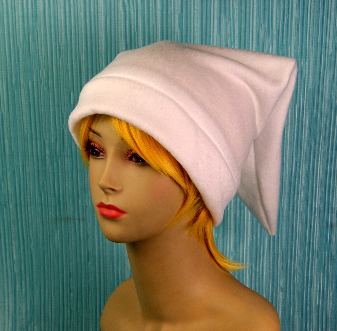 Fleece Link Hat Legend of Zelda Inspired Classic Kokiri WHITE Link ...
