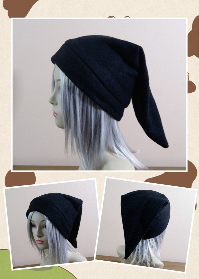 Fleece Link Hat Legend of Zelda Inspired BLACK Shadow Link - Etsy