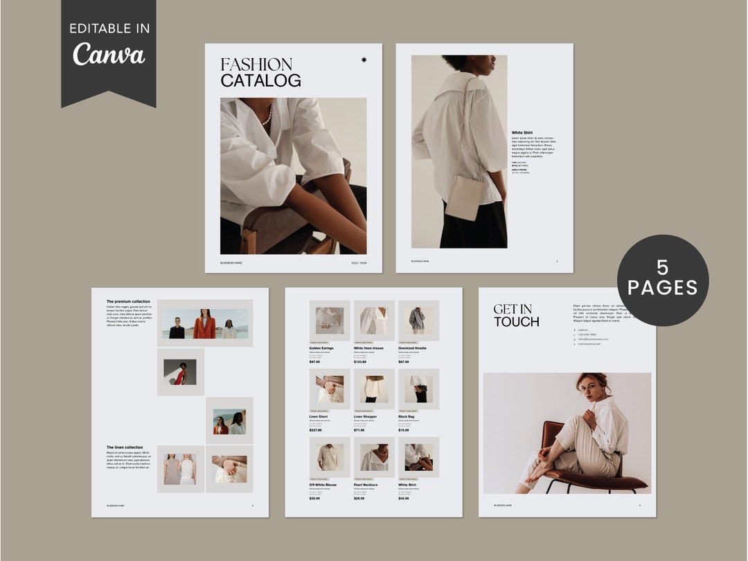 Editable Product Sales Sheet Template, Wholesale Catalog, Pricing Book ...