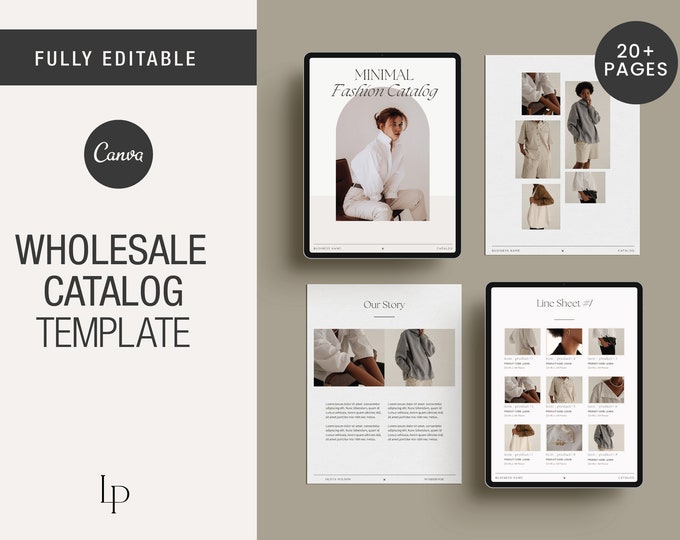 Editable Product Sales Sheet Template, Wholesale Catalog, Pricing Book ...