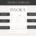 EDITABLE Tshirt Invoice Template, Small Business Invoice, Client ...