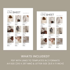 Elegant Wholesale Line Sheet Design - Perfect for Boosting Product ...