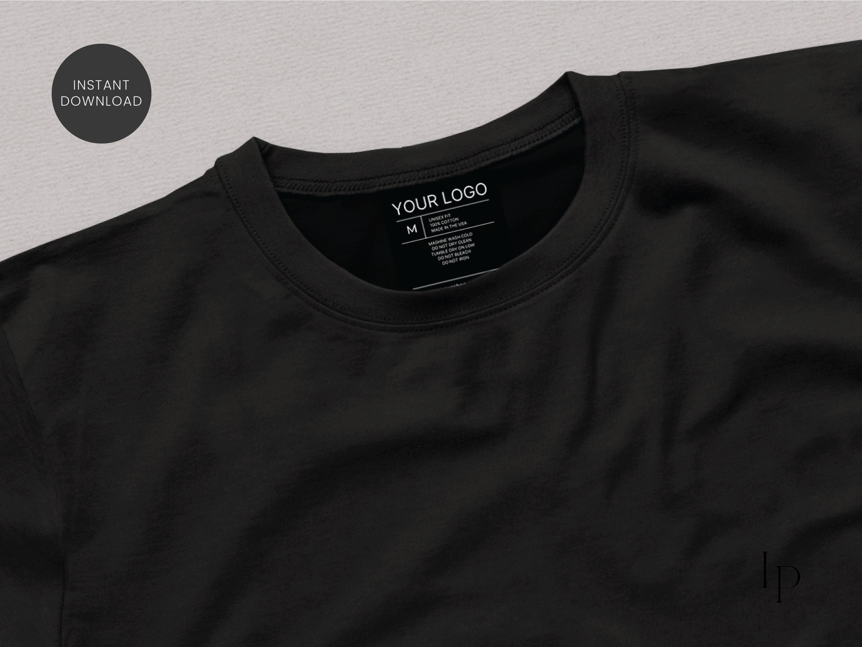 Custom Neck Label, Washing Instcruction, Editable Neck Label Template ...