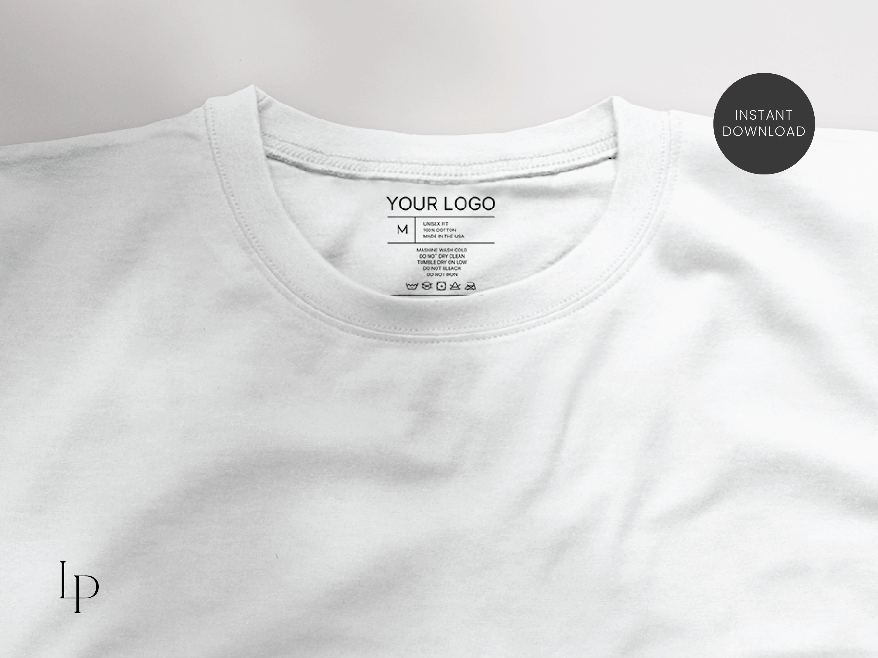 Shirt Tag Template, Custom Neck Labels, Custom Clothing Tags, Canva ...