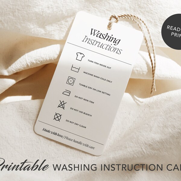 Care Instructions - Etsy