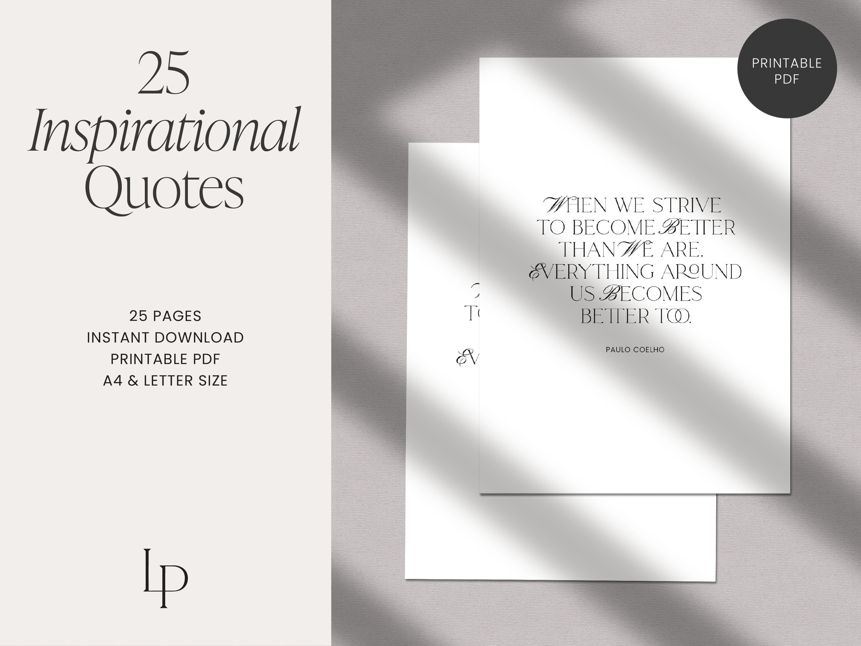 Planner Cover A5, Dividers Planner, Motivational Inspirational Quotes ...