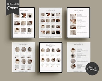 Printable Line Sheet, Wholesale Line Sheet, Wholesale Catalogue ...