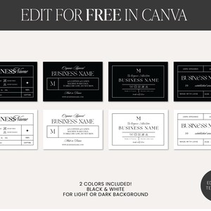 Custom Clothing Tags, Care Card Template Bundle, DIY Tshirt Neck Tags ...