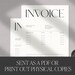 EDITABLE Tshirt Invoice Template, Small Business Invoice, Client ...