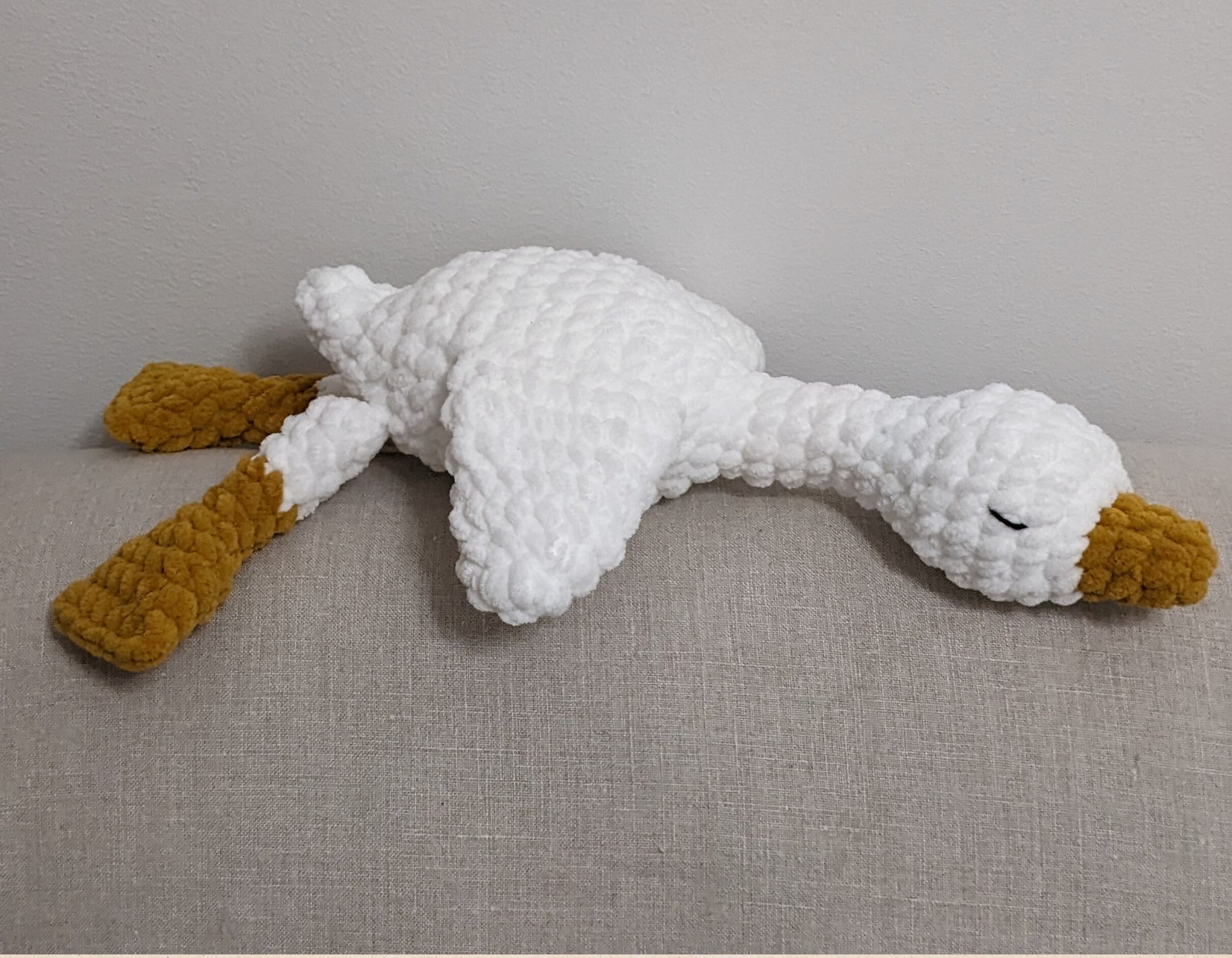 Cuddle Goose Crochet Pattern, Goose Plush Tutorial Crochet Pattern ...