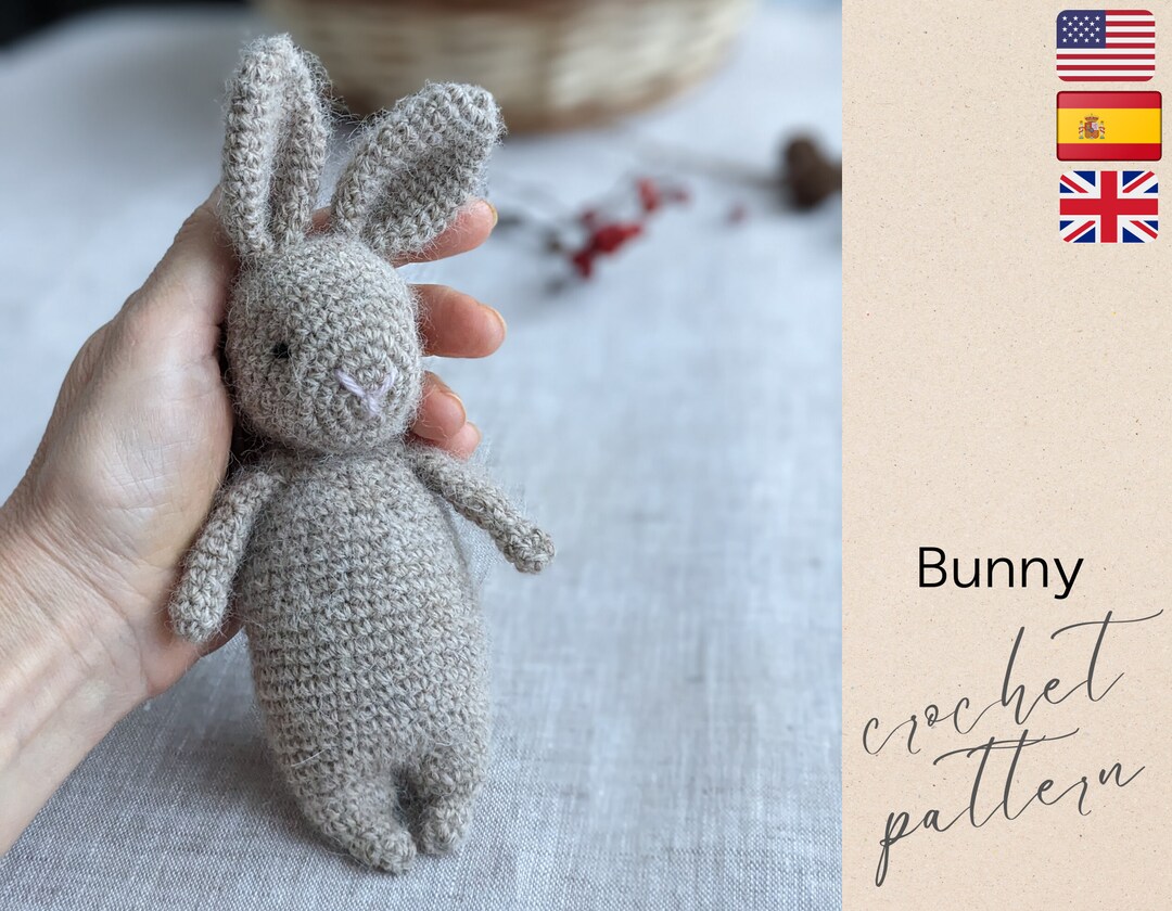 Bunny Crochet Pattern, Easy Crochet Bunny Pdf Pattern, Amigurumi Toy ...