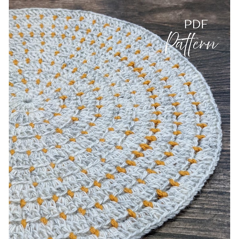 Crochet Table Mat - Etsy
