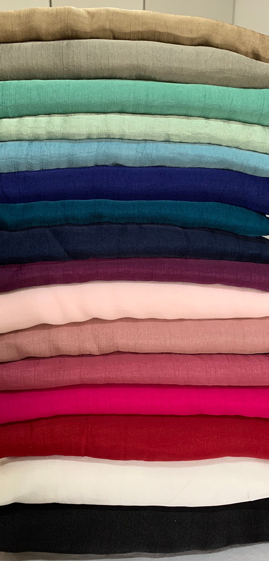 Soft Silky Poly Linen Satinfabric Art Silk Grey Party Dress - Etsy ...