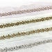 Silver Wedding Trim, Hand Embroidered Silver Trim, Fashion Trim, Edging ...