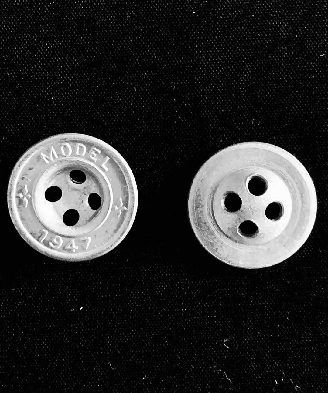 Botones de aluminio antiguos - 8pc Unisex Vintage Style Sewing Craft ...