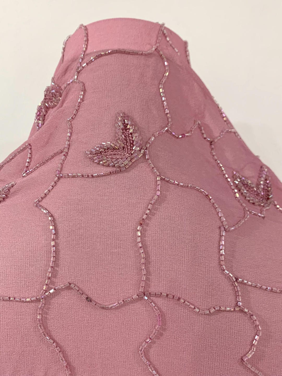 Extra Wide 1.6 M of Pink Silk Fabric, Pure Silk Georgette Fabric, Hand ...