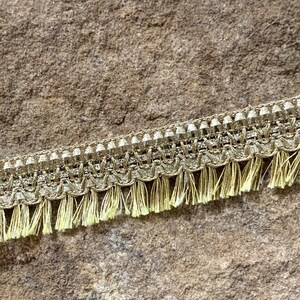 3 Yards of Gold Trim, Gold Fringe Trim, Elegant Border Trim, Golden ...