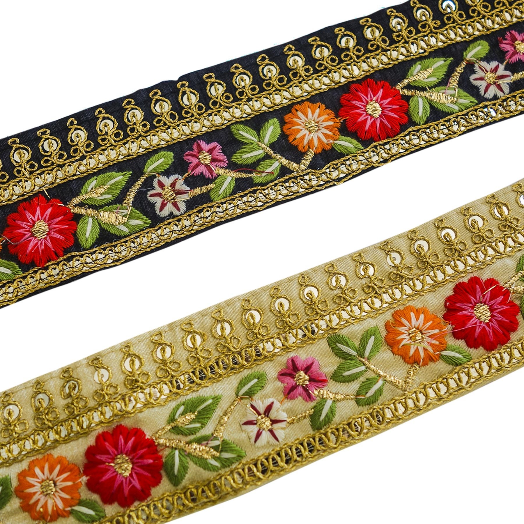 Flowers Trim Lace Trim Flower Trim Flower Lace Wedding | Etsy