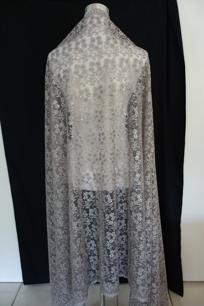 Tulle Fabric Grey Tulle Fabric Grey Lace Fabric Tulle - Etsy Australia