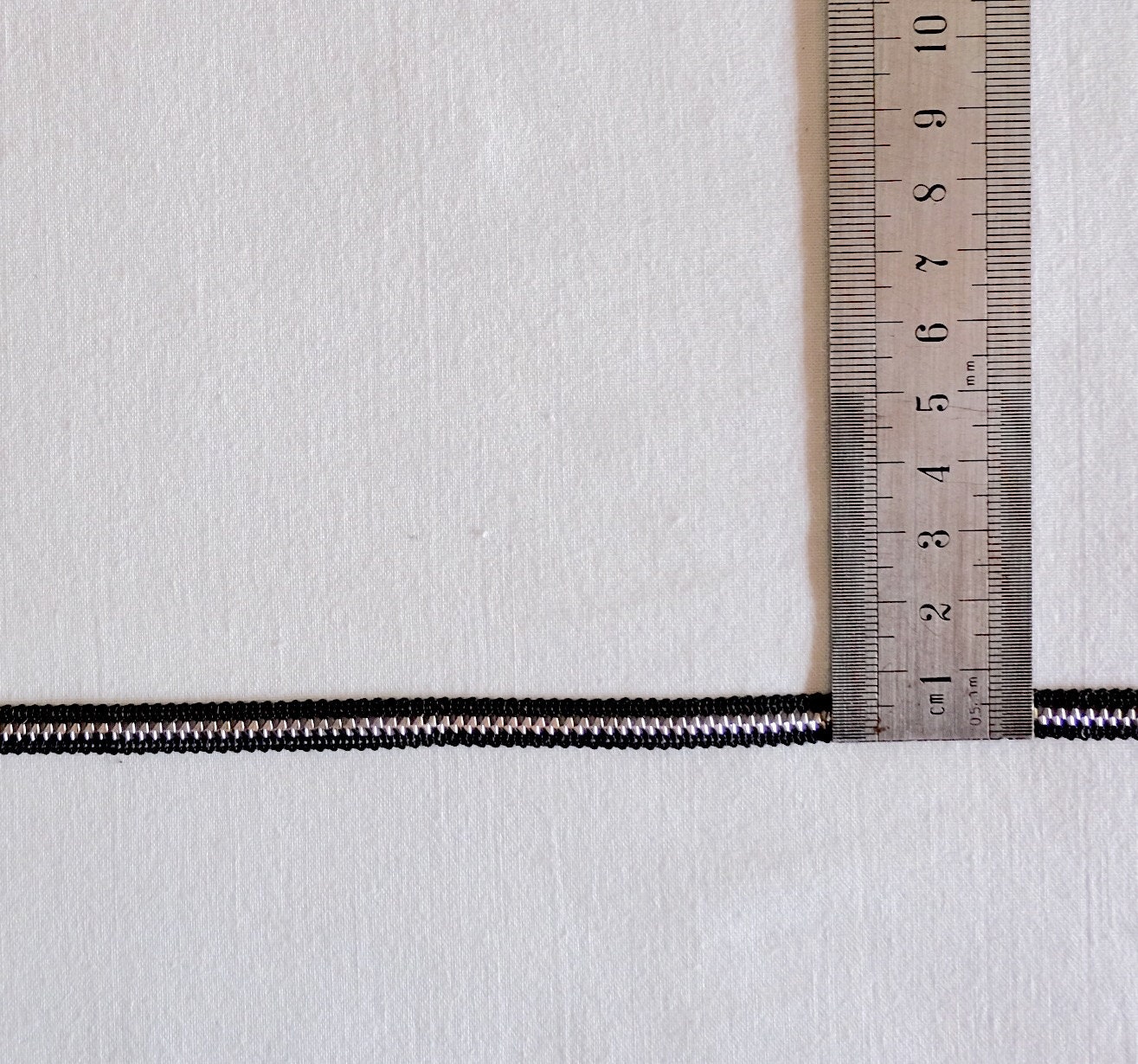 Sweet Black and Silver Delicate Trim - Etsy