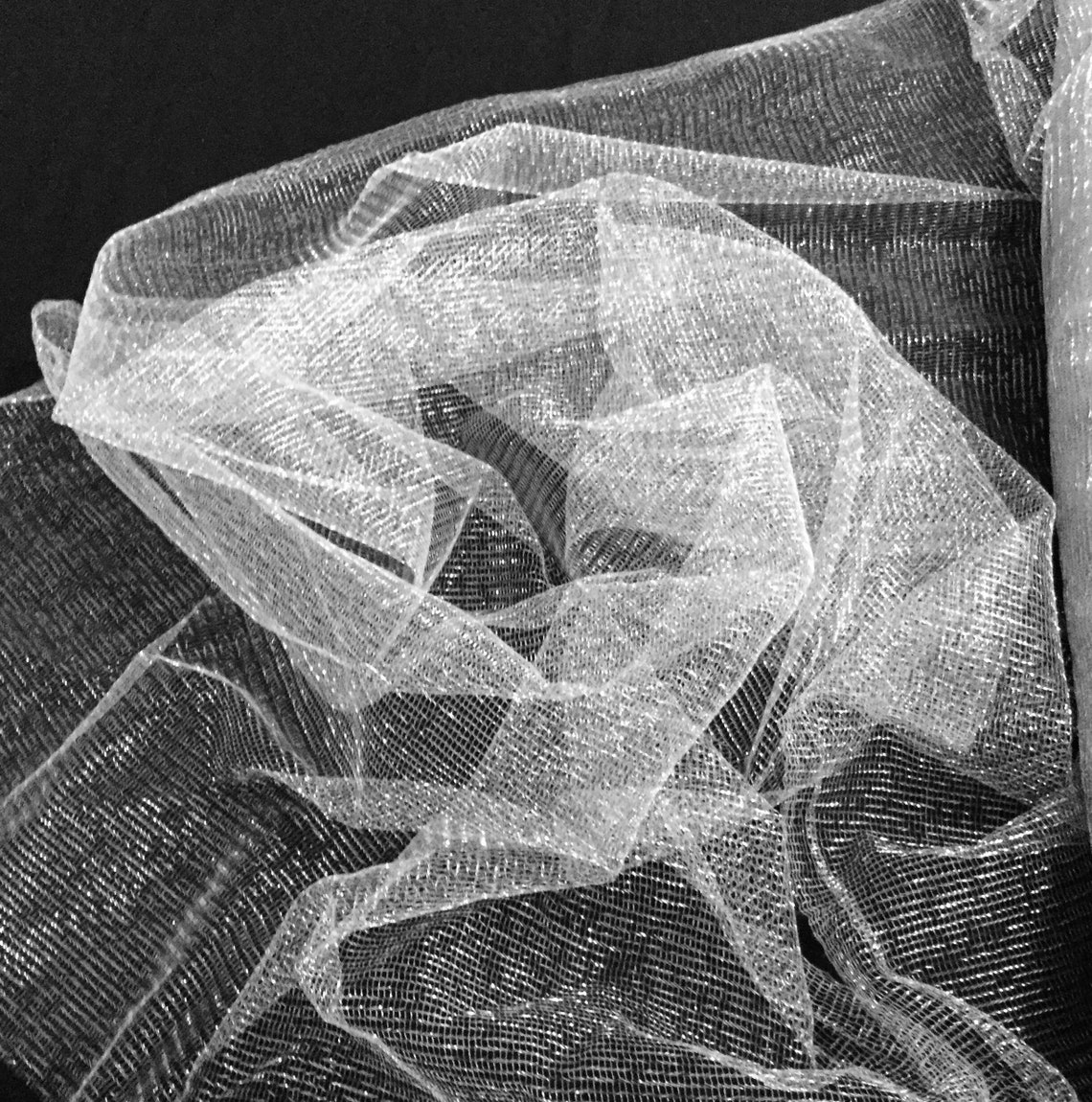 Silver Metallic Mesh - Etsy Australia