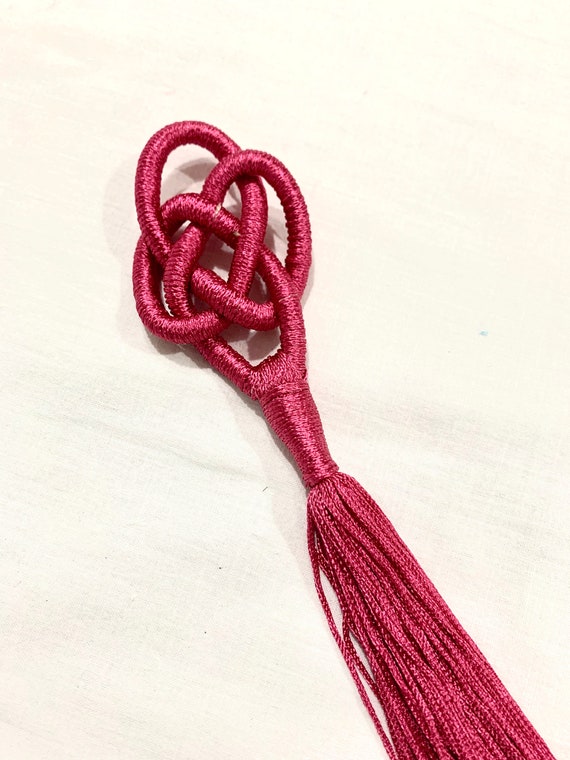 Hot Pink Silken Tussles Hot Pink Hand Made Luxe Tussles - Etsy UK