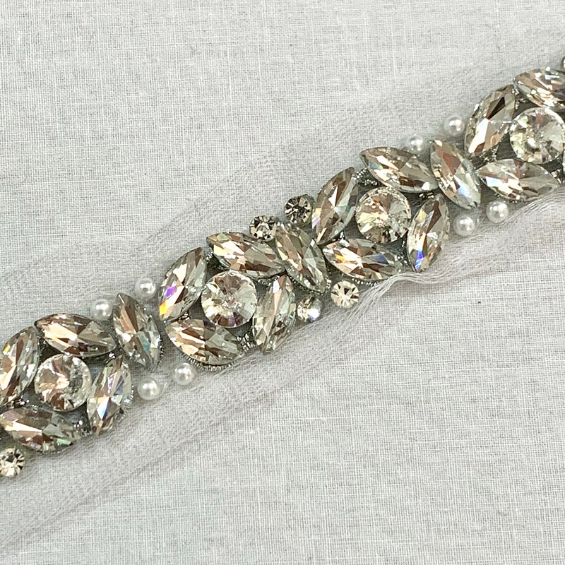 Rhinestone Trim - Etsy