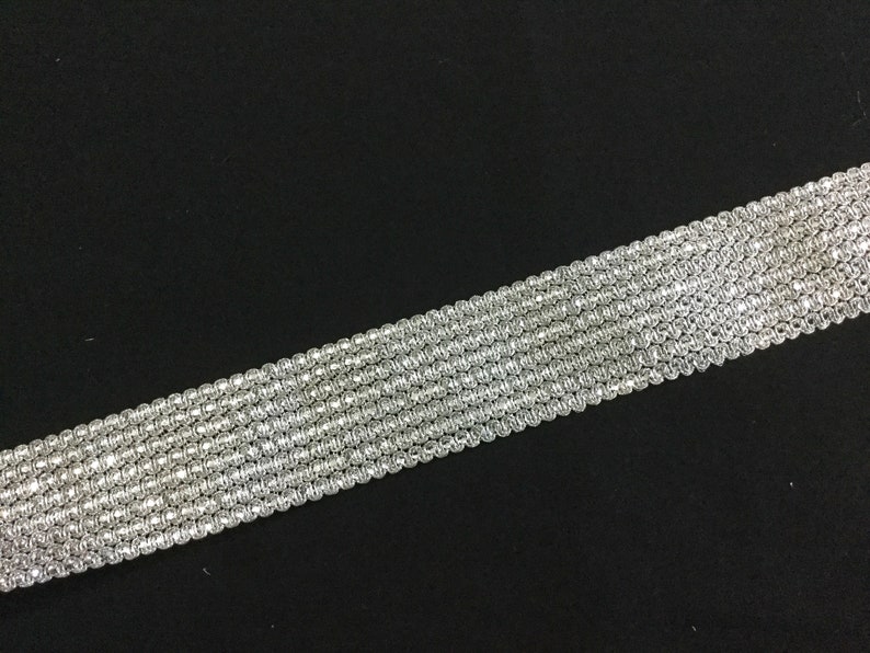 Silver Trim Vibrant Silver Trim Silver Chained Trim - Etsy Australia