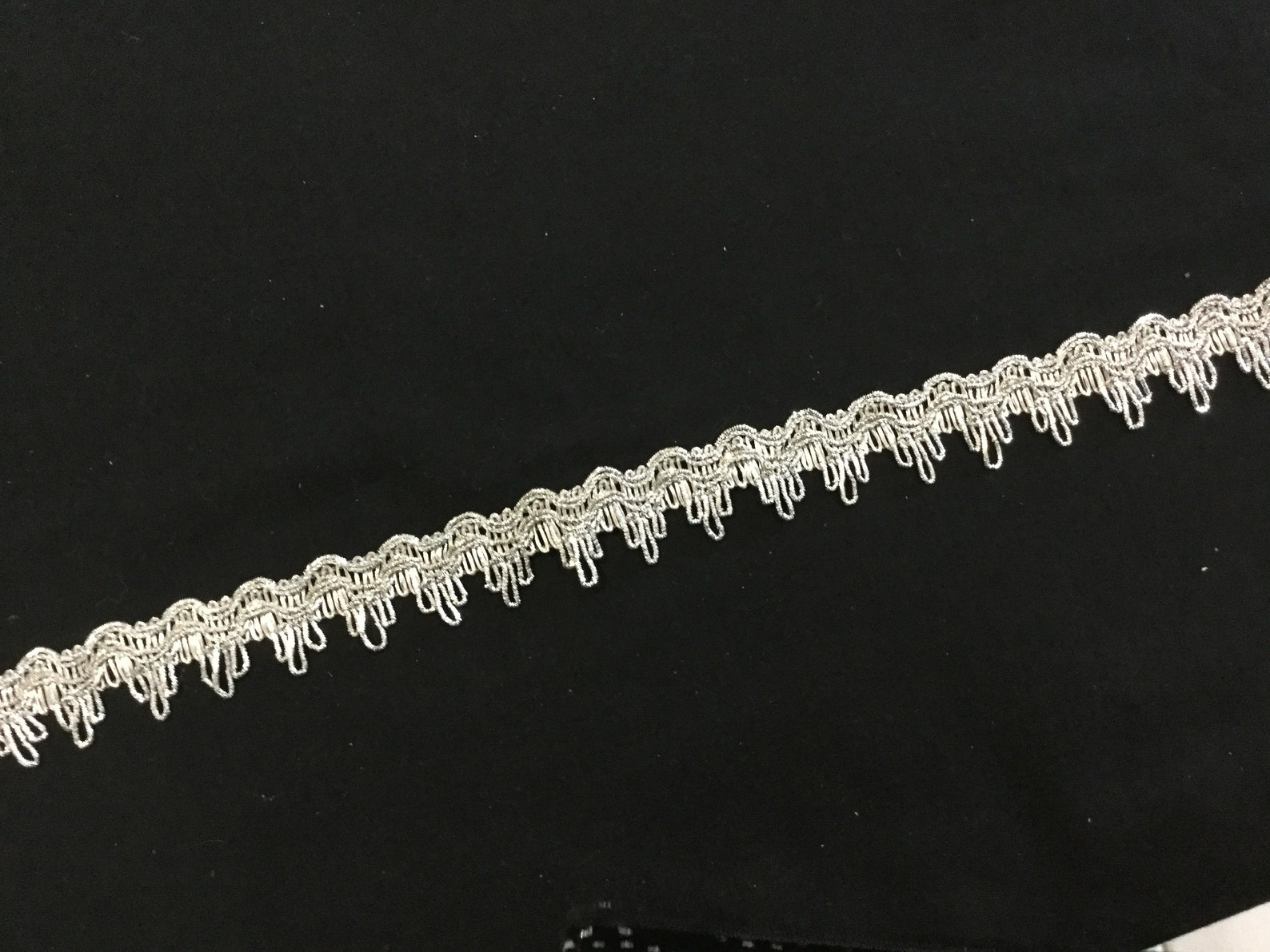 Silver Thread Trim - Etsy India