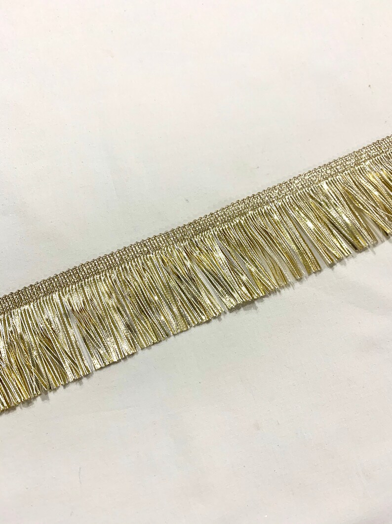 Gold Fringe Trim Gold Trim Elegant Border Trim Sari | Etsy