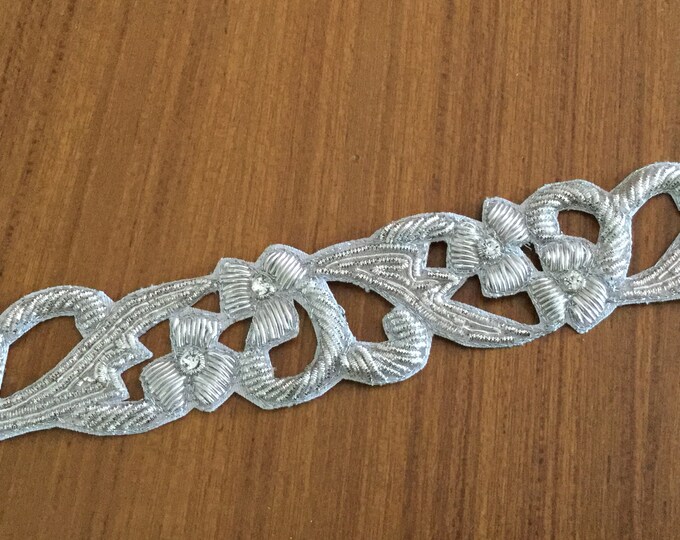 Silver Thread Trim - Etsy India